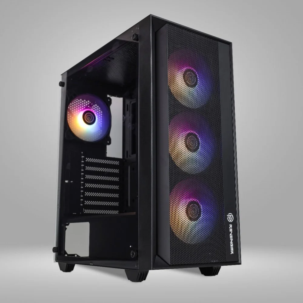 Revenger BOMBER MESH RGB Mid Tower BLACK ATX