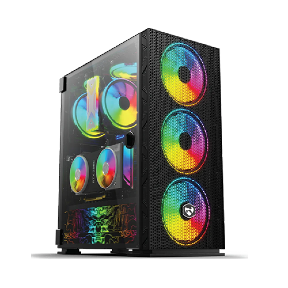 Revenger X8 Mesh Front RGB Mid Tower Gaming Casing