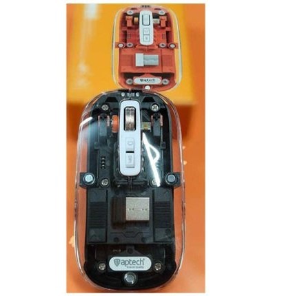 APTECH W68 Wireless Transparent Rechargeable Mouse
